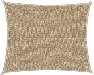 WINDHAGER Sonnensegel Capri Rechteck 3 x 4 m, Sonnenschutz für Garten & Terrasse, UV- und witterungsbeständig, schilf
