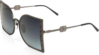 H&eacute;st H&eacute;st, Femme, Accessoires, Noir, Taille: ONE Size Lunettes de Soleil Noir Nickel Mat