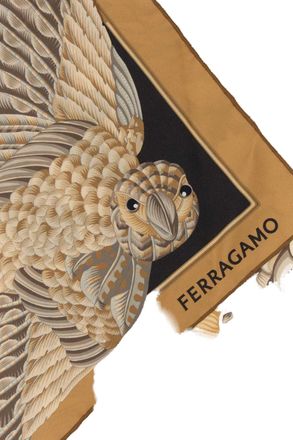 Ferragamo Beigenero Sciarpe E Foulard Exterior: Silk Scarfs