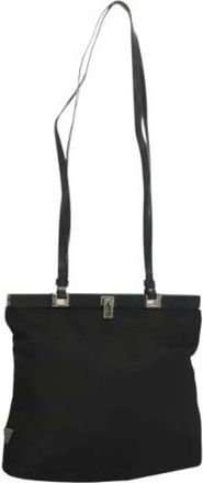 Prada Pre-owned Nylon sacs-prada - Femme - Pre-owned - Noir - Taille: ONE Size