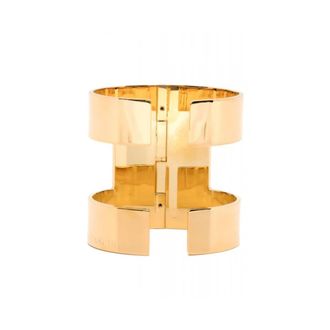 Elisabetta Franchi Femme, Accessoires, Jaune, Taille: ONE Size Bracelet Rigide avec Logo