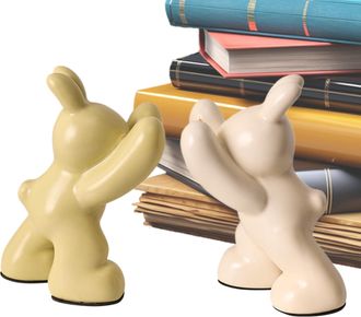 Generic B&uuml;cherst&uuml;tze F&uuml;r - Buchst&uuml;tzen F&uuml;r B&uuml;cher,Modernes Design Skulptur Tierstatue F&uuml;r Bibliothek Wohnbereich Schlafzimmer