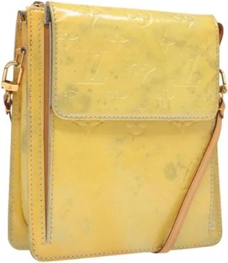Louis Vuitton Pre-owned Cuir sacs-louis-vuitton - Femme - Pre-owned - Jaune - Taille: ONE Size
