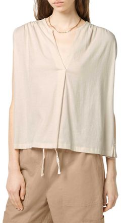 Scotch & Soda Womens Drapey V-Neck T-Shirt, Soft Ice, Small