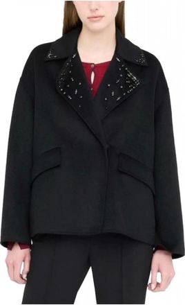 Liu Jo Femme, Vestes, Noir, Taille: 38 FR Mf5026 T4627 Blazer