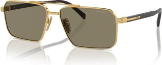 Prada Herren, Accessories, Gelb, 58 MMGröße