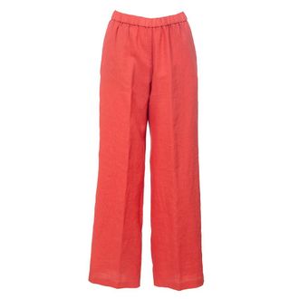 Aspesi Femme, Pantalons, Orange, Taille: 36 FR Linen Pantalons