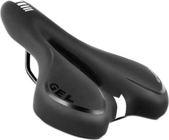 BESPORTBLE Silikon Fahrradsattel Bequemer Atmungsaktiver Sattel Für Damen Und Herren Geeignet Für Mountainbike Rennrad Und Klapprad Schwarz