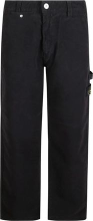 Stone Island Homme, Pantalons, Noir, Taille: W36 Pantalon Droit