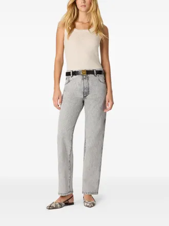 Missoni Womens Straight-Leg Jeans Black Cotton