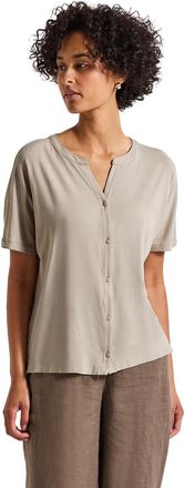 Street One Damen 3226956 Shirt im Tunika-Look, Morning beige, 34