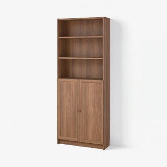 IKEA BILLY / OXBERG B&uuml;cherregal mit T&uuml;ren