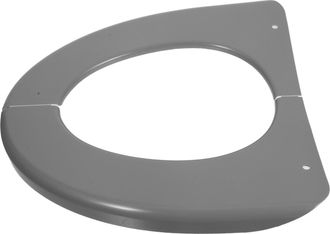 Angoily Faltbarer Toilettensitzbezug für Erwachsene Wasserdichter Kunststoff toilettensitzpolster Tragbar und Platzsparend Geeignet für Reisen Hotels Camping 