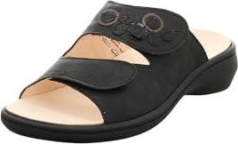 Think Femmes Camilla Damen Lederfutter Sabots, Noir Combi 0020, 38 EU