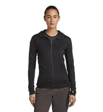 Icebreaker Merino 300 RealFleece Descender - Fleecepullover mit Kapuze - Damen