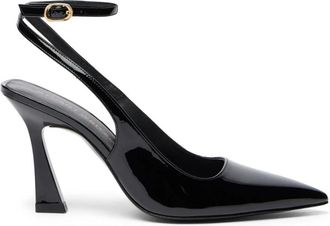 Stuart Weitzman Femme, Chaussures, Noir, Taille: 36 1/2 EU Vinnie 85 Strap Pump