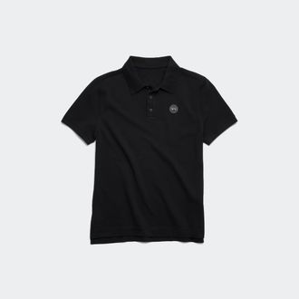 Canada Goose Beckley Poloshirt mit Black Disc (M&auml;nnlich, Black, S)