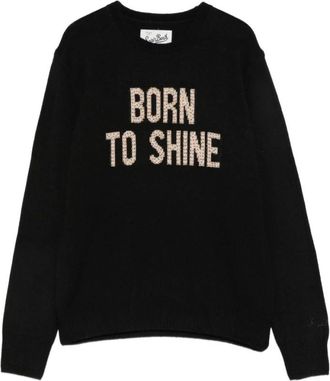 MC2 Saint Barth SweaT-shirt Nouvelle Reine N&eacute;e pour Briller - Femme - Pulls - Noir - Taille: 40 FR