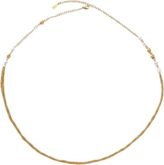Dansk Copenhagen Linnea Long Collier - Femme - Accessoires - Jaune - Taille: ONE Size