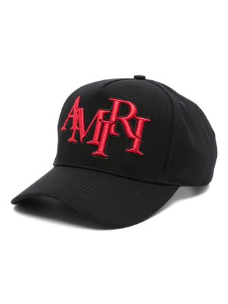 Amiri Baseballkappe mit Logo-Stickerei - Schwarz