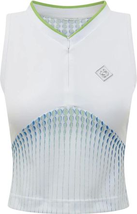 Casablanca Femme, Tops, Blanc, Taille: 40 FR D&eacute;bardeur de tennis imprim&eacute; Racer