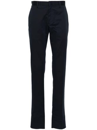 Ermenegildo Zegna pantalon chino en serg&eacute; - Bleu