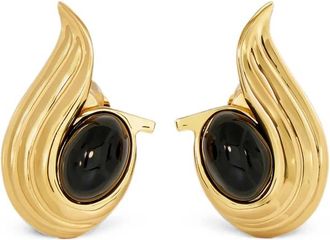 Ferragamo Femme, Accessoires, Jaune, Taille: ONE Size Boucles doreilles avec pierres