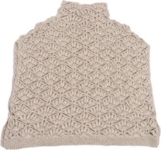 Antonelli haut en crochet à sequins - Tons neutres