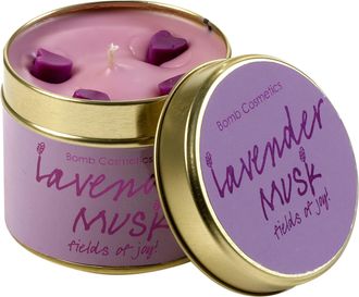 Bomb Cosmetics Dosenkerzen, Paraffinwachs, Violett