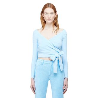 Maisie Wilen Dramady Gestricktes Oberteil - - Tops - Damen - Blau - S