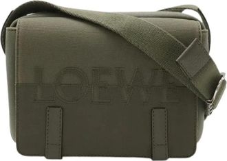 Loewe Sac bandouli&egrave;re en cuir Pre-owned - Femme - Pre-owned - Vert - Taille: ONE Size