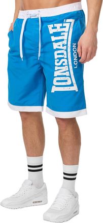 Lonsdale Herren Beachshorts Normale Passform CLENNELL, Blue/White XXXL, 113268