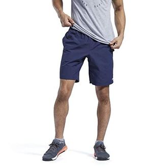 Reebok Short Fonctionnel Te pour Homme, Bleu Marine, Taille S