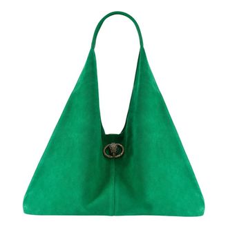 Kurt Geiger Chelsea Large Slouch Hobo Bag - Femme - Sacs - Vert - Taille: ONE Size