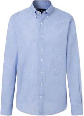 Hackett Chemise sllim en coton m&eacute;lang&eacute;