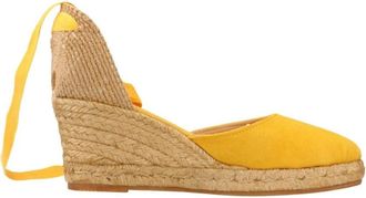 Clara Duran Femme, Chaussures, Jaune, Taille: 35 EU Sandales Compens&eacute;es &Eacute;l&eacute;gantes