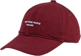 Dr&ocirc;le de Monsieur Casquette &agrave; logo brod&eacute; en coton