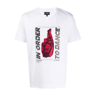 Les Hommes Graphic T-Shirt - - Tops - Herren - Wei&szlig; - 2XL