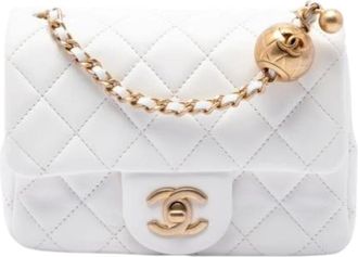 Chanel Sac bandouli&egrave;re vintage Pre-owned - Femme - Pre-owned - Blanc - Taille: ONE Size