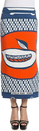 Stella Jean Langer Rock - Bunt