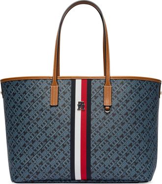 Tommy Hilfiger Handtasche Tommy Hilfiger Th Monoplay AW0AW19178 Dunkelblau