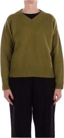 Alpha Studio Femme, Pulls, Vert, Taille: 40 FR Pull Col V