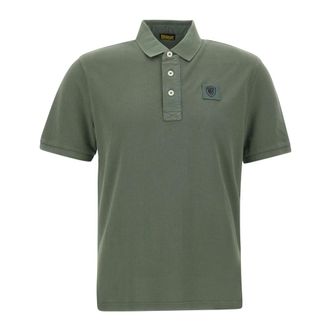 Blauer Homme, Tops, Vert, Taille: S Albano Polo