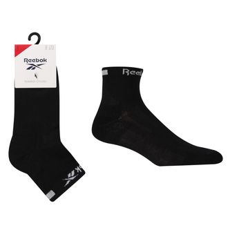 Reebok Technische Running- und Cycling-Socke Unisex - Atmungsaktiv, Hochleistung, f&uuml;r intensive Trainings und Ausdauersport, waschbar, 1 Paar, Gr&ouml;&szlig;e 43-45, S