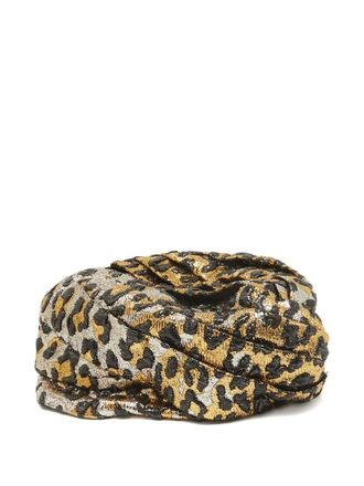 Gucci chapeau à imprimé léopard (2024) - Or