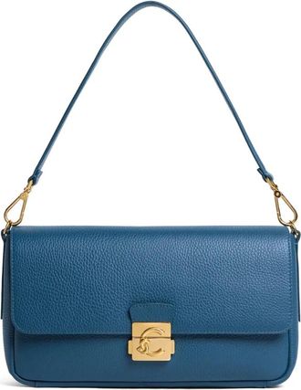 Coccinelle Femme, Sacs, Bleu, Taille: ONE Size C-Me Lock Shoulder Bag