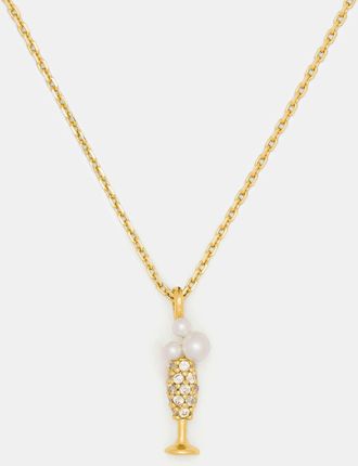 Kate Spade New York Kate Spade Gifting Heres To You Anh&auml;nger f&uuml;r Frauen in Creme Mehrfarbig