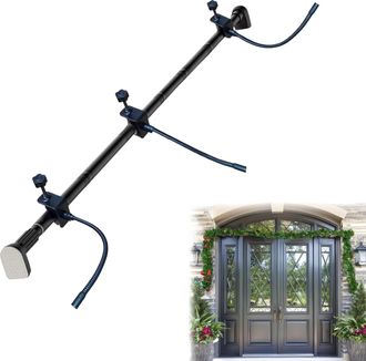 Generic Girlandbügel für die Haustür - Verstellbarer Girlandehalter | Metall Holiday Decoration Halter für Krampfschnüre Leicht Weihnachts Halloween