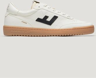 FlamingosLife Herren vegan Sneaker Stadion Pearl Schwarz Naturale