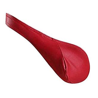 QWUVEDS Slip lat&eacute;ral sexy bomb&eacute; la moiti&eacute; dun bikini string pour homme Sous-v&ecirc;tement sexy pour homme, rouge, taille unique